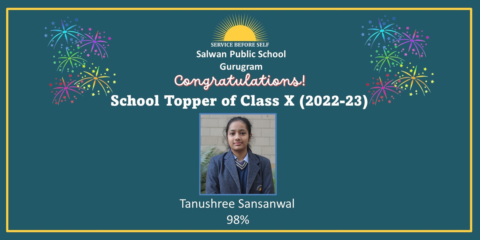 CBSE CLASS X RESULT FOR THE SESSION 2022-23 – Salwan Public School ...